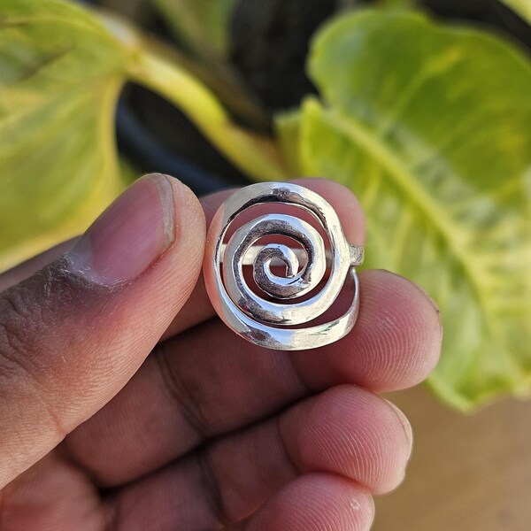 Unique Silver Ring - Etsy