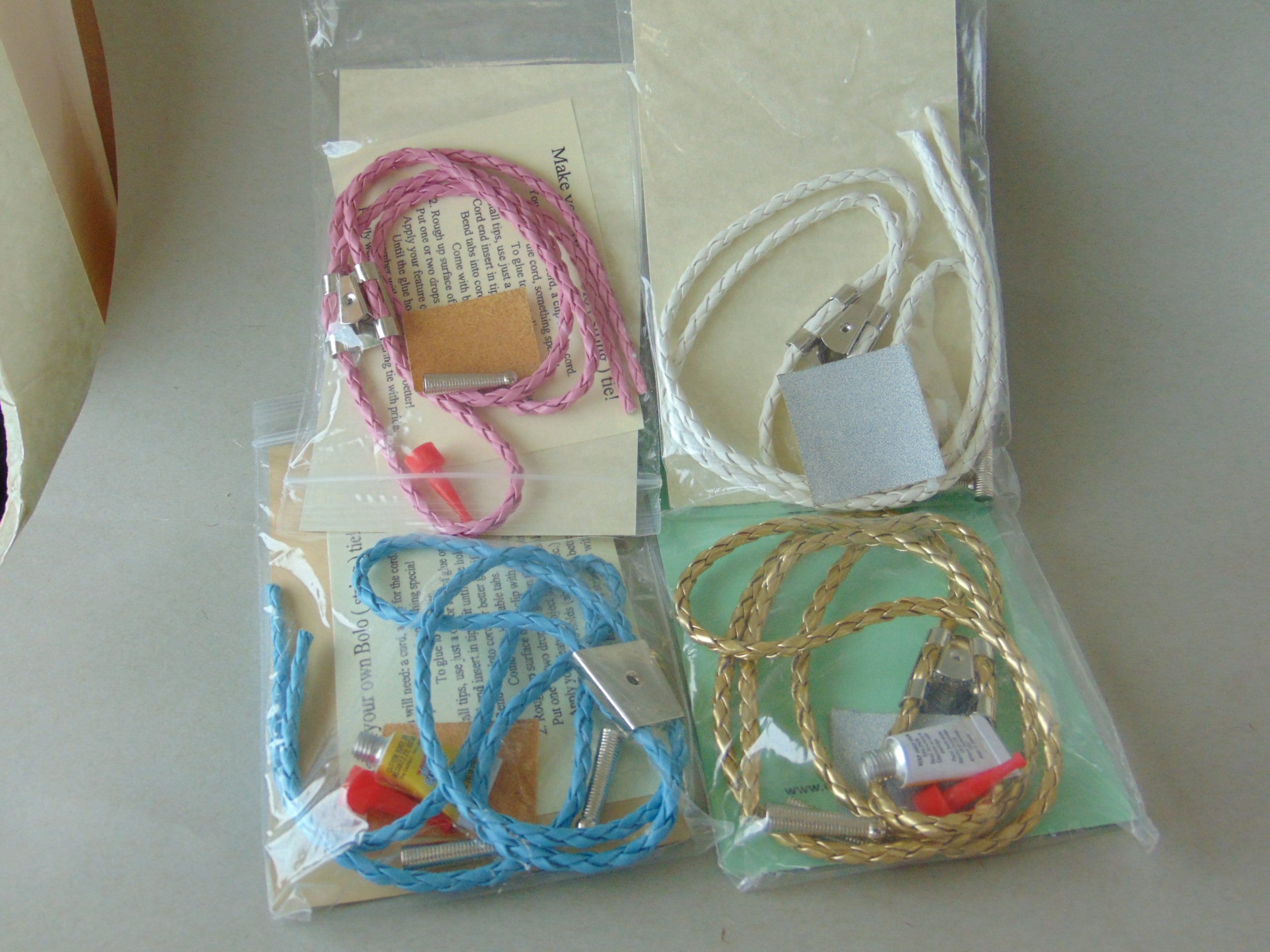 Bolo Tie Kit in Gold | Etsy