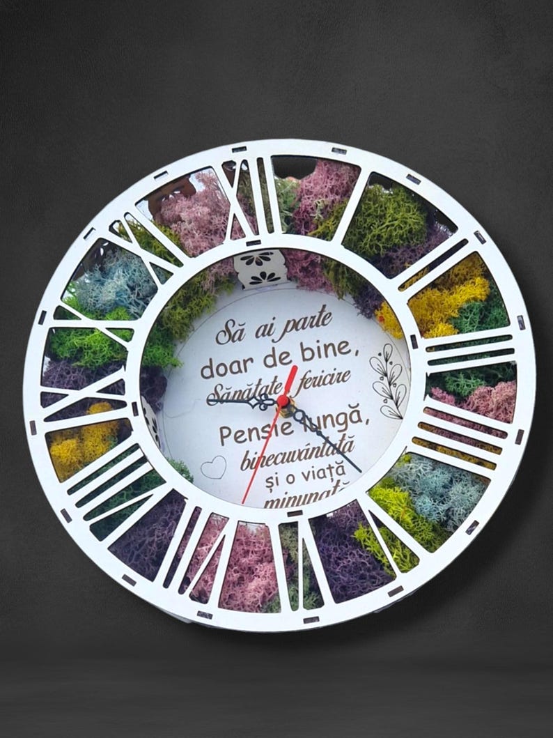 Laser Cut File Watch / Clock Lichen , Dxf File , Lightburn Files CNC - Etsy