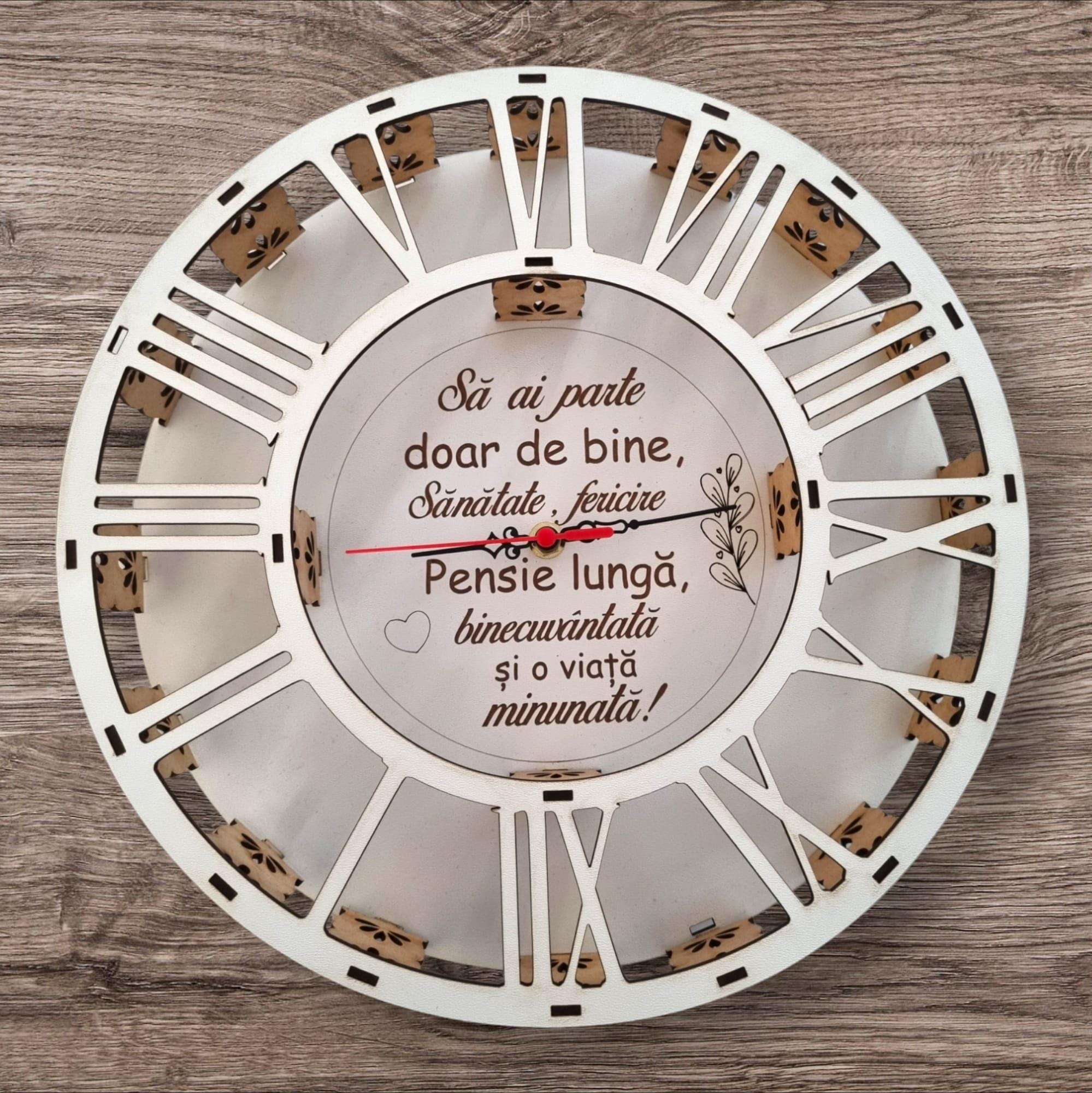 Laser Cut File Watch / Clock Lichen , Dxf File , Lightburn Files CNC - Etsy