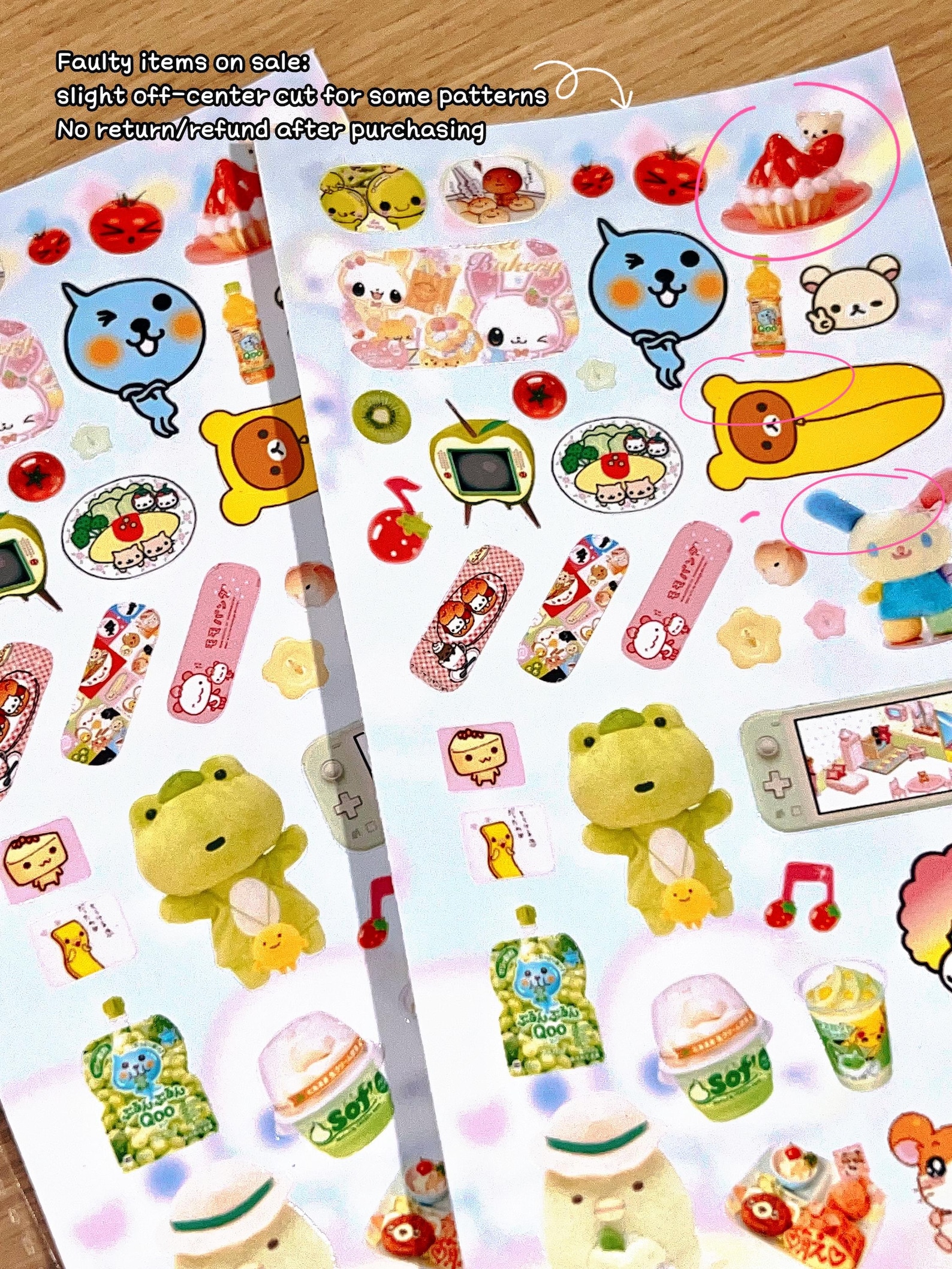 Juminocore Sticker Pack: Kawaii San-x/kamio/tamagotchi/panda/clover ...