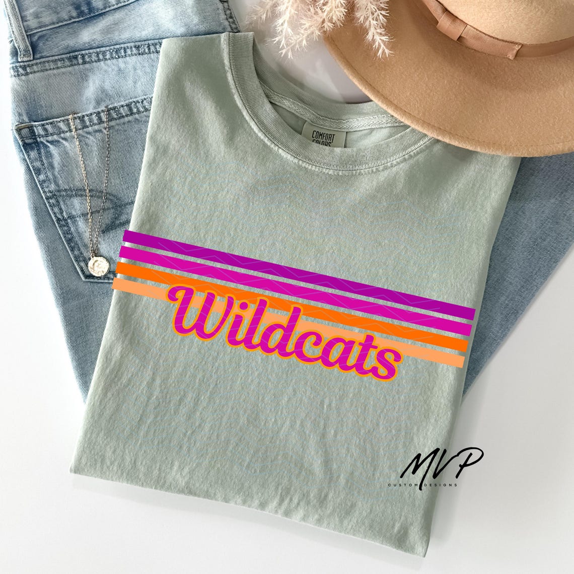 Wildcats Retro Mascot PNG: Digital Download - Etsy