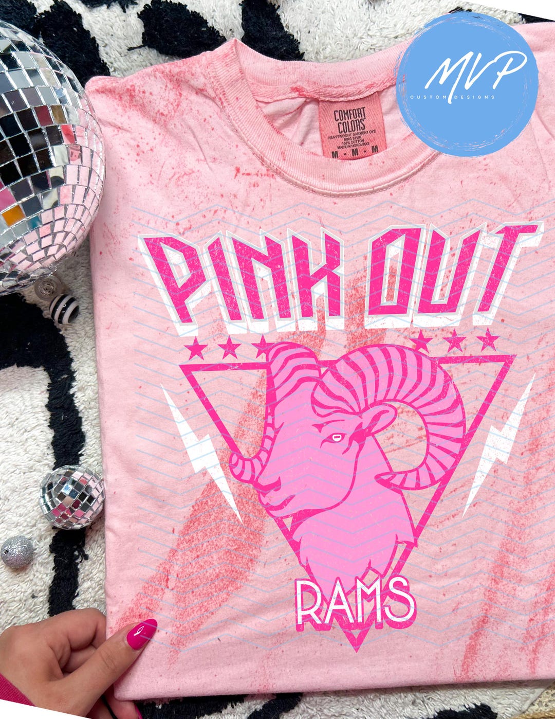 Rams Mascot Pink Out PNG - Digital Download - Etsy