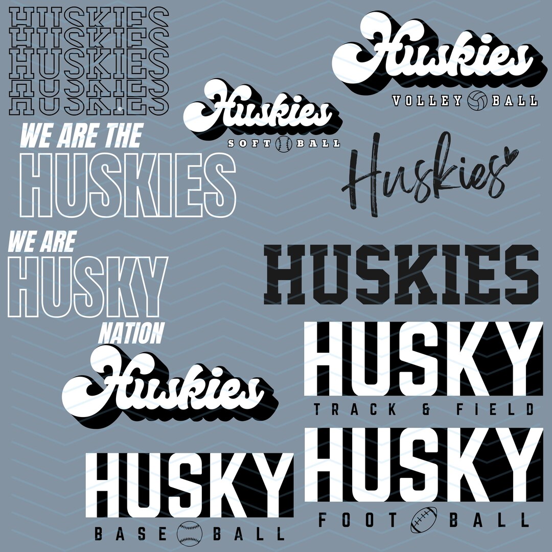 Husky PNG Bundle 11 Digital Designs PNG SVG Husky Spirit Wear Husky ...