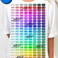 A4 - Printable CMYK Color Chart With Black - DTG - DTF - Printing - Htv ...