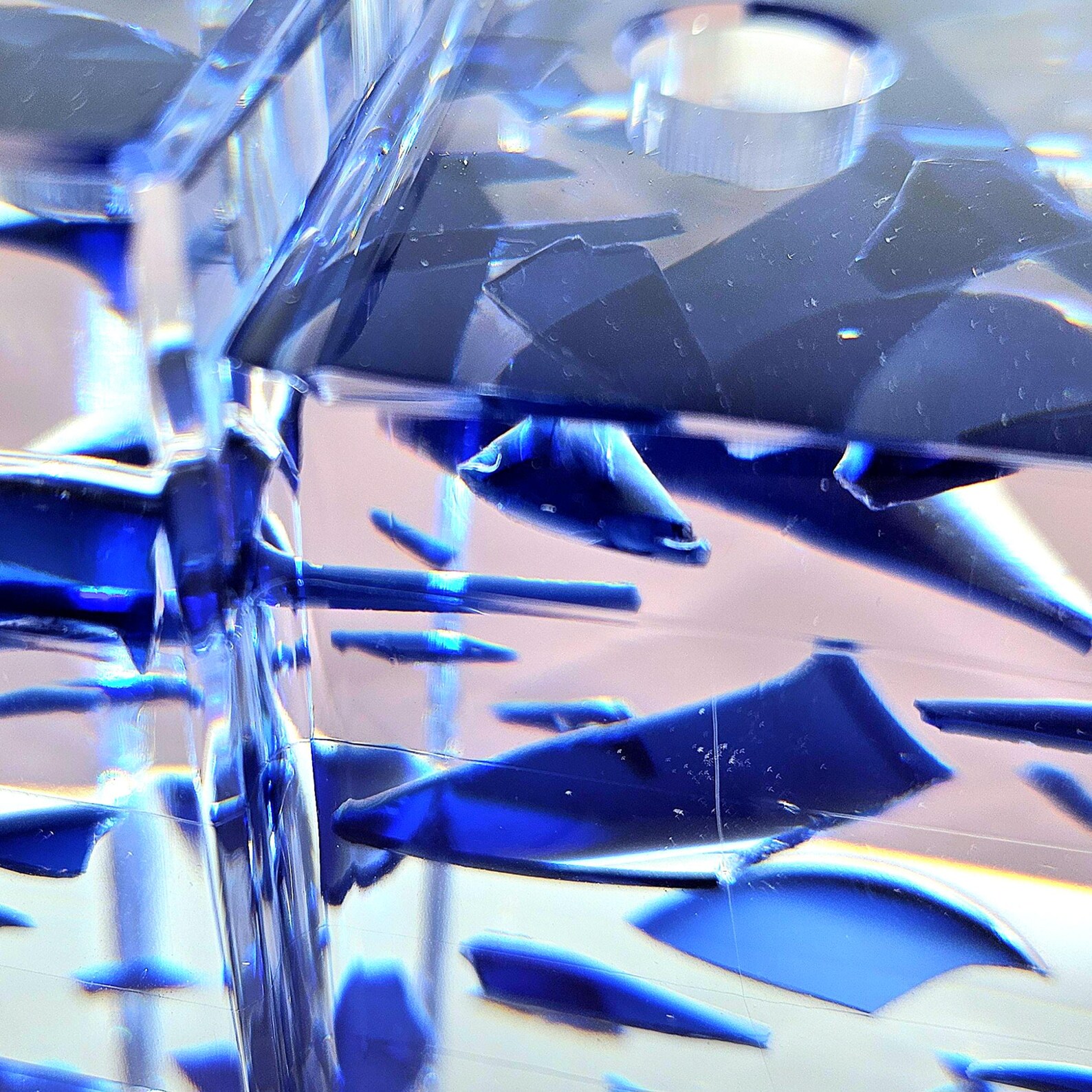 Smashed Glass Menorah: Jewish Wedding Keepsake Resin Art (12x4x3") - Etsy