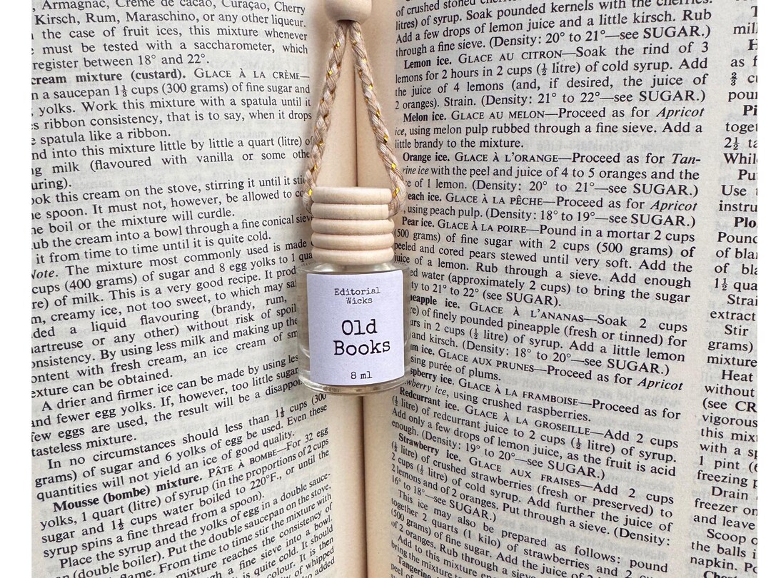 Book Lover Gift, Car Diffuser Old Books Scented, Handmade - Etsy