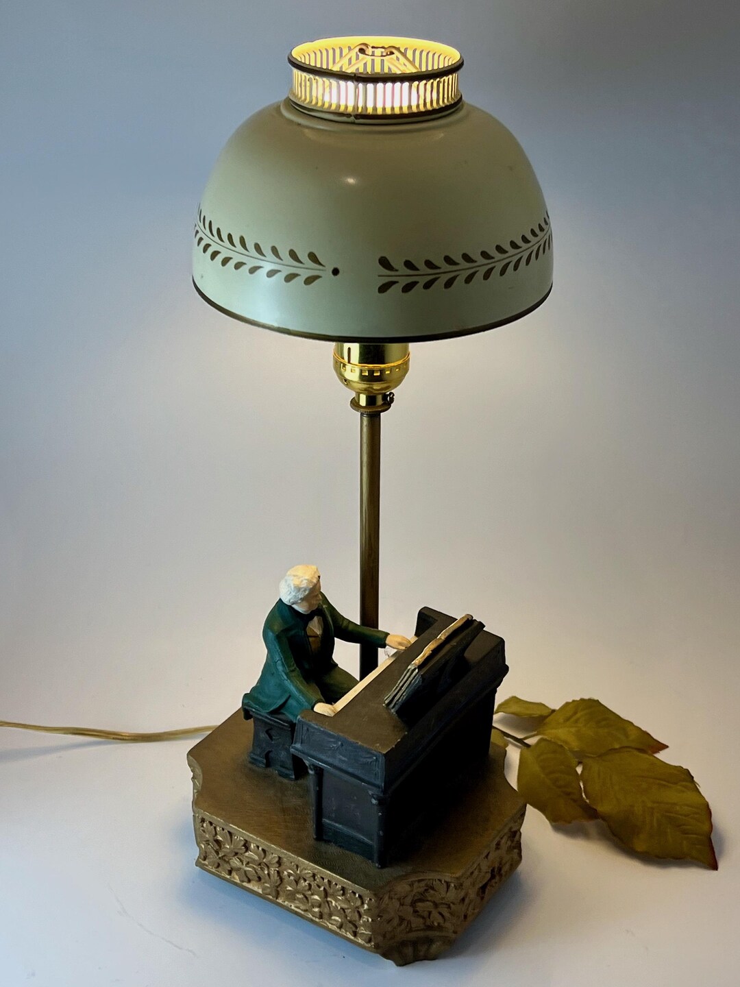 Art Deco Beethoven Vintage JB Hirsh Lamp JRVHL Rare - Etsy