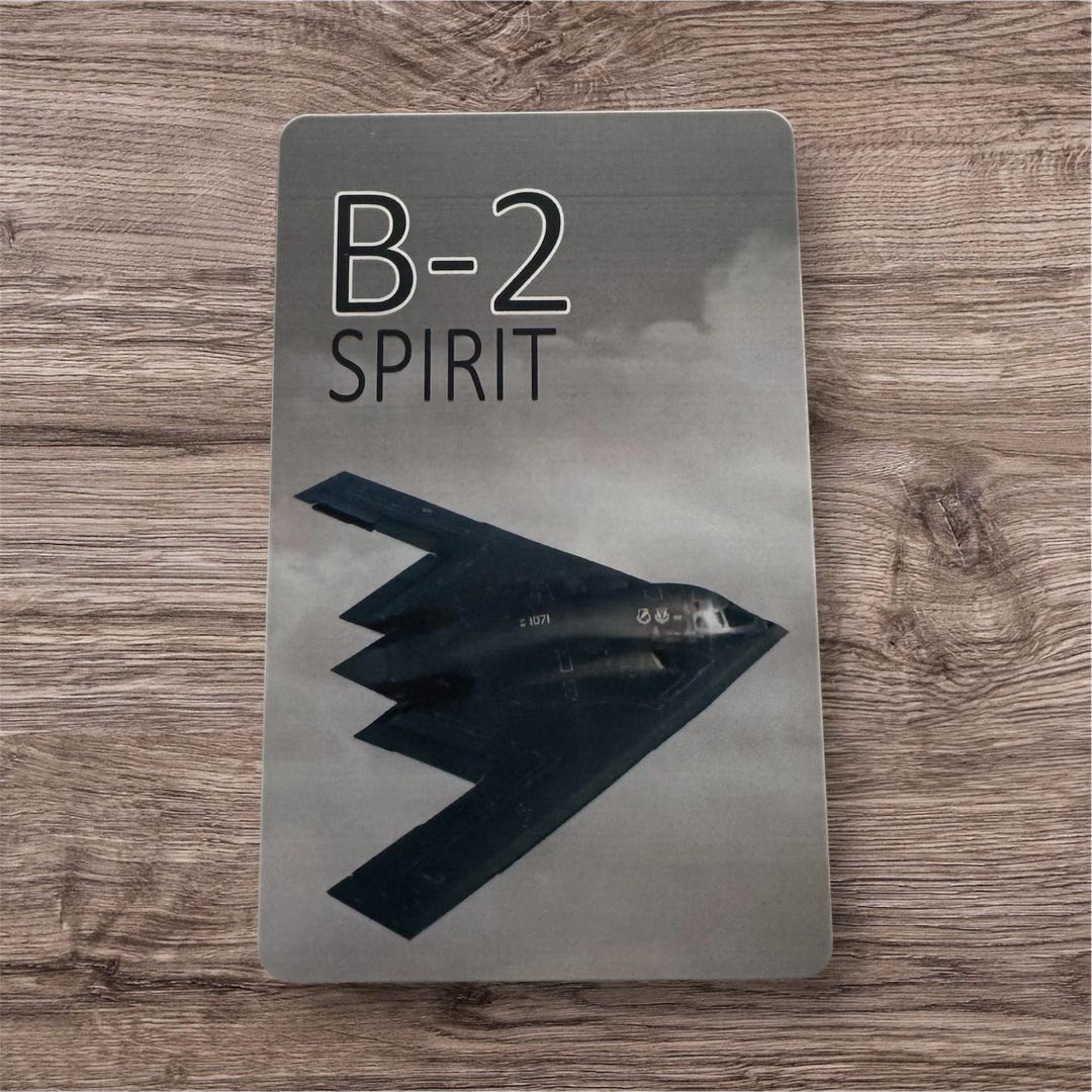 B-2 Spirit Stealth Bomber Trading Card - Etsy