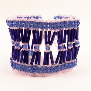 Bugle Bundles Bracelet Pattern, Beading Tutorial in PDF - Etsy