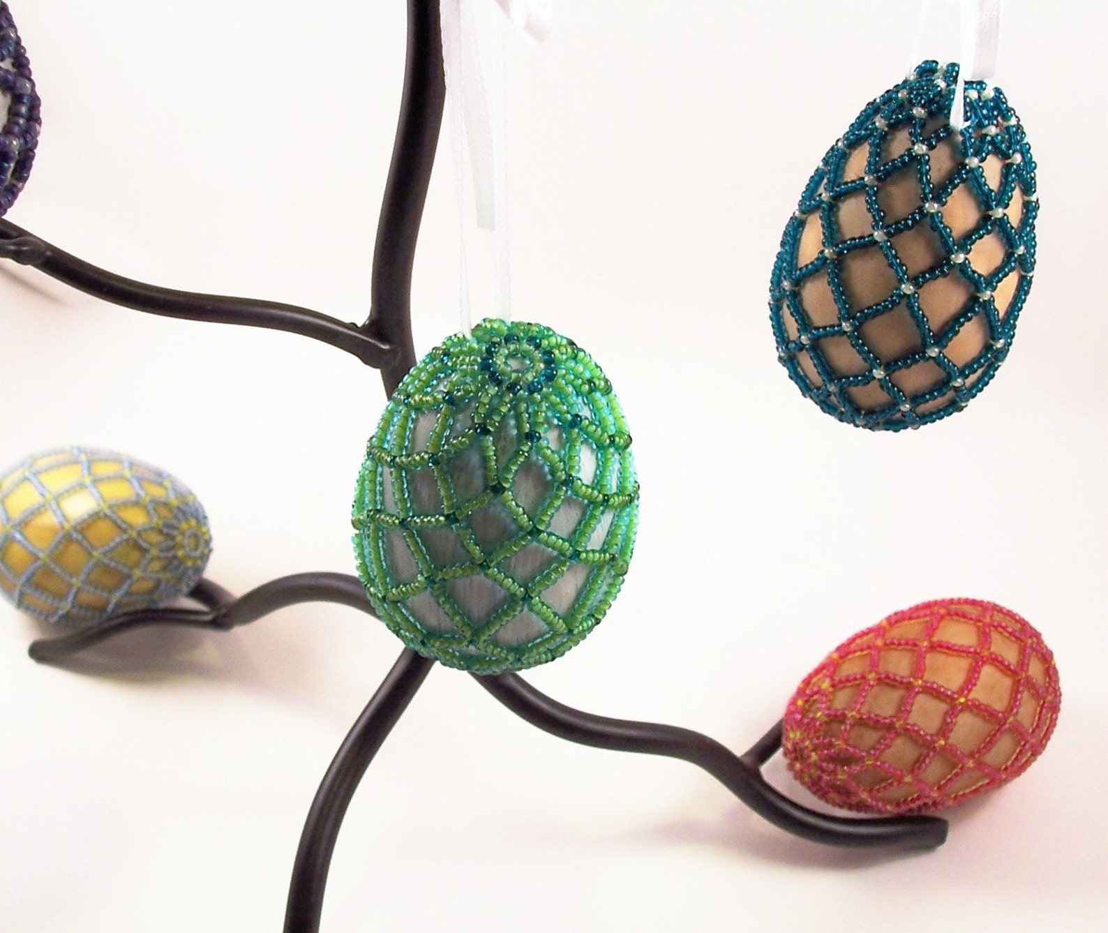 Easter Treasures Beaded Egg Pattern, Beading Tutorial in PDF - Etsy