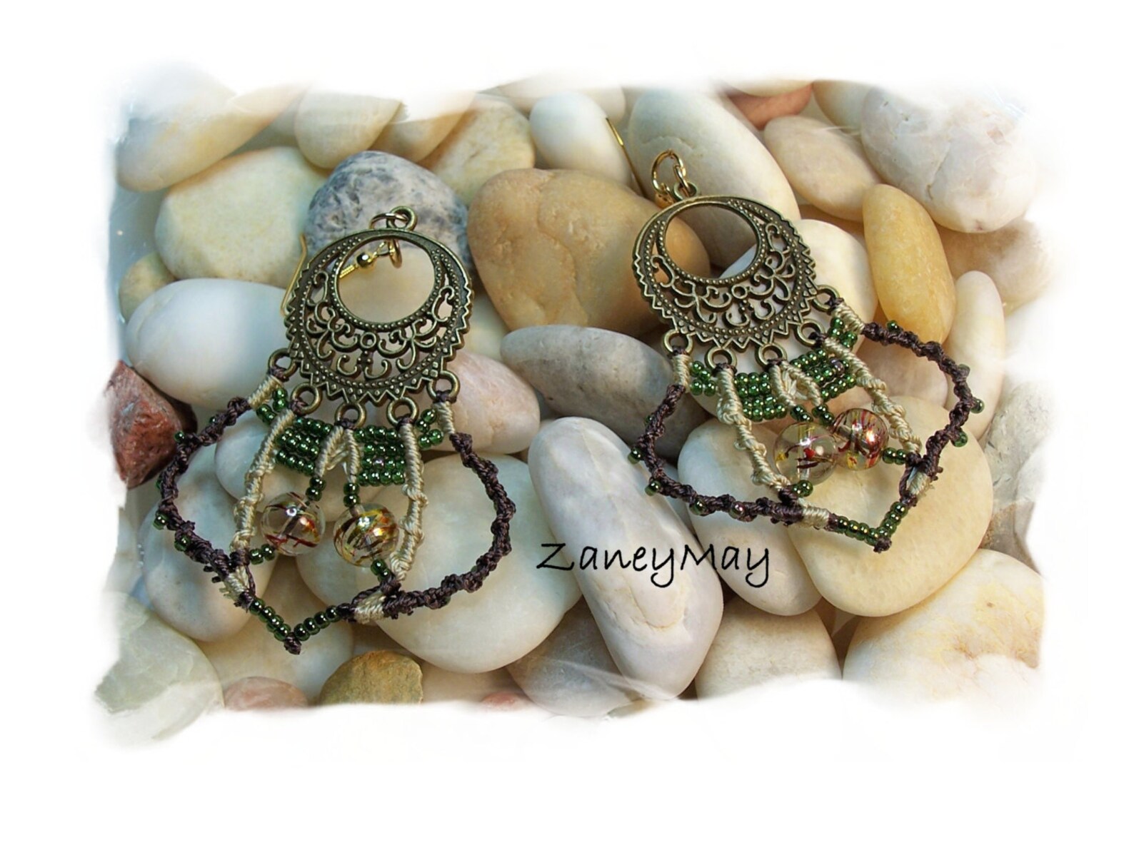 Native Earring Pattern in PDF Micro Macrame Tutorial - Etsy