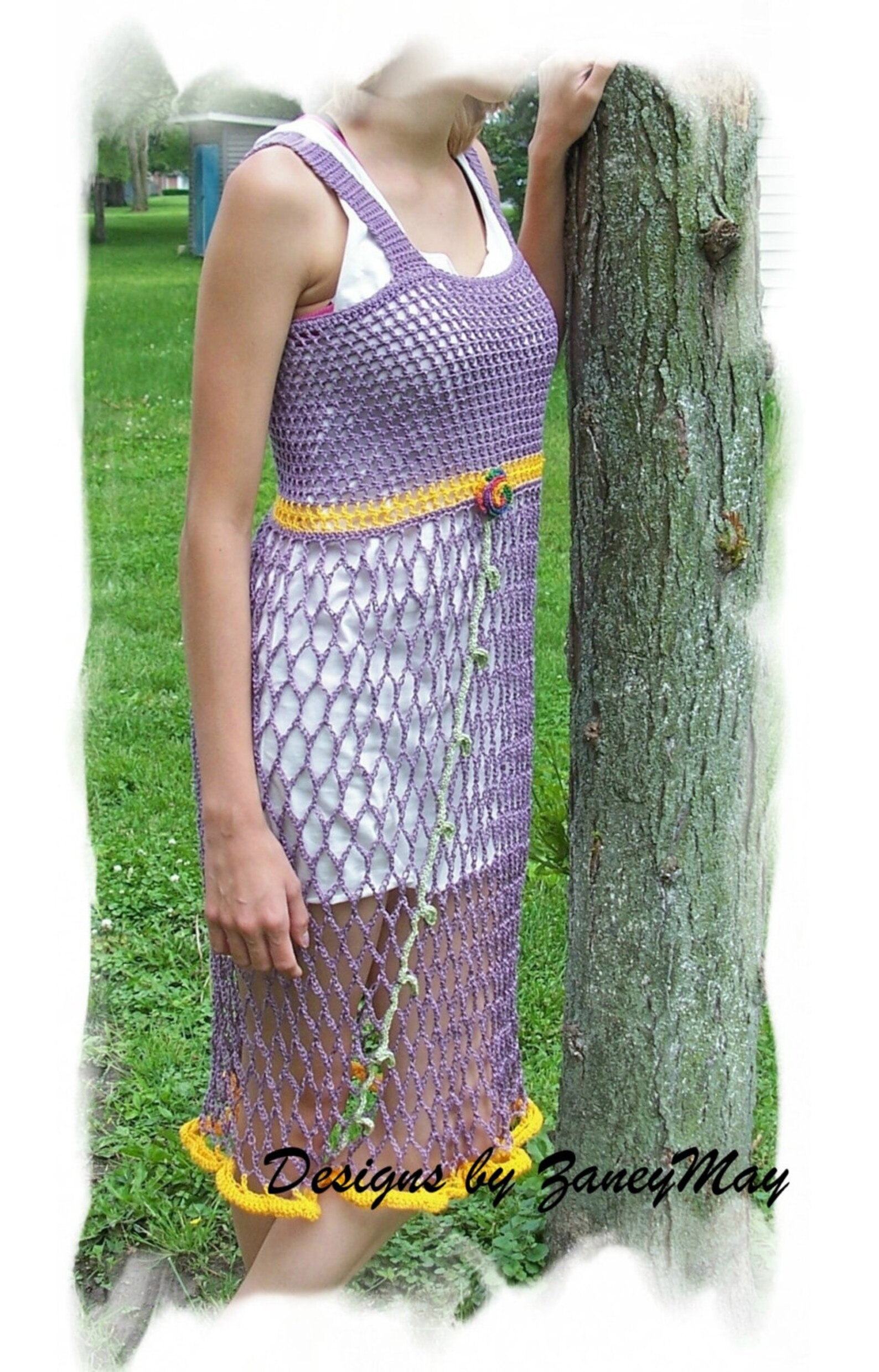 Summer Sun Dress, Crochet Pattern in PDF - Etsy