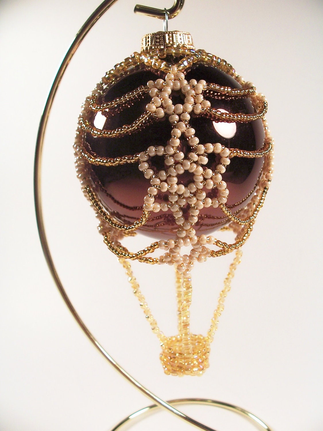 Hot Air Balloon Ornament No. 7 Beading Tutorial in PDF - Etsy