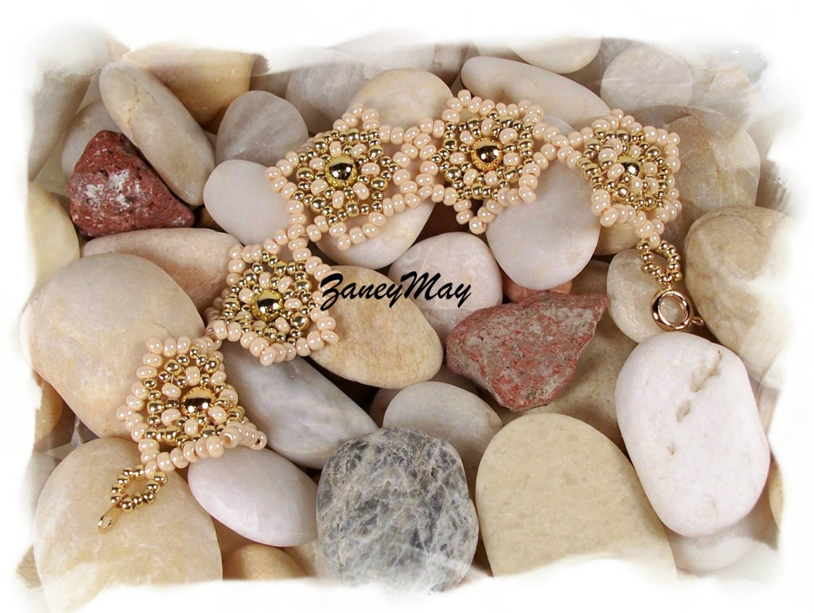 Mandala Snowflake Bracelet Beading Tutorial in PDF - Etsy