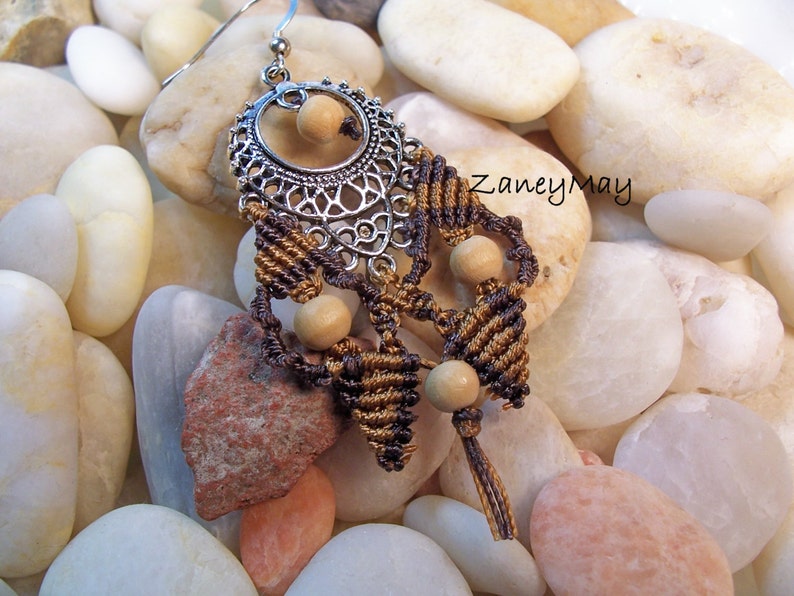 Gypsy Earring, Macrame Pattern in PDF - Etsy