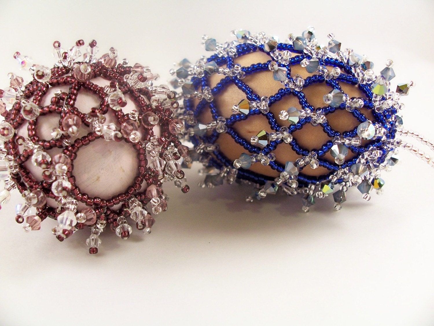 Easter Elegance Beaded Egg Pattern, Beading Tutorial in PDF - Etsy