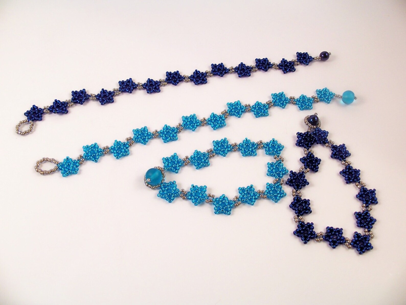 Star Bracelet or Anklet Pattern, Beading Tutorial in PDF - Etsy