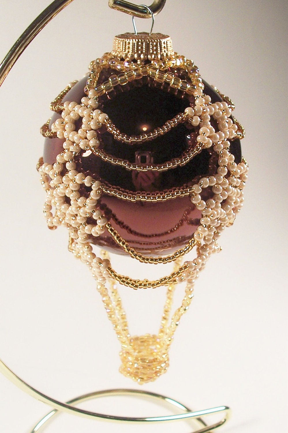 Hot Air Balloon Ornament No. 7 Beading Tutorial in PDF - Etsy