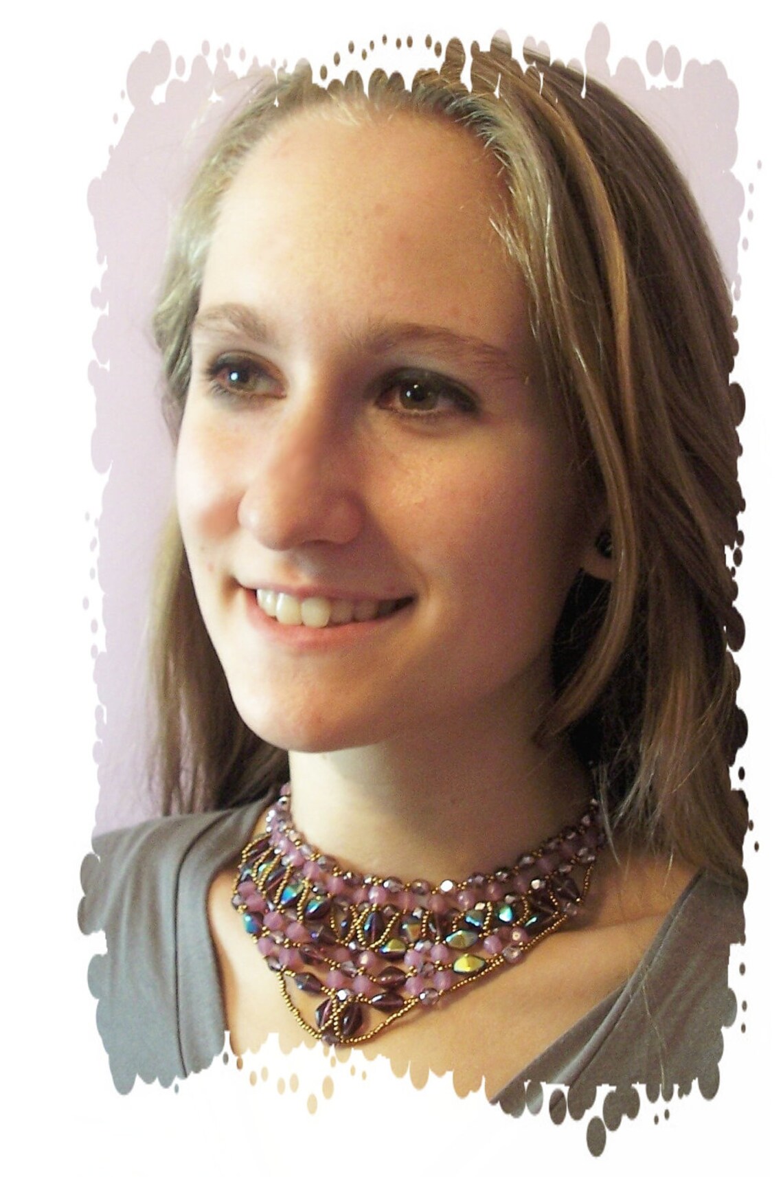 Double Cone Necklace, Beading Tutorial in PDF - Etsy