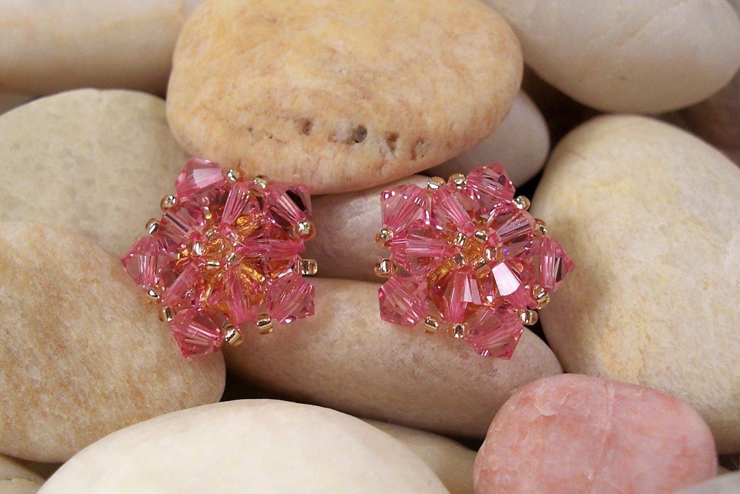 Crystal Star Earrings Beading Tutorial in PDF - Etsy