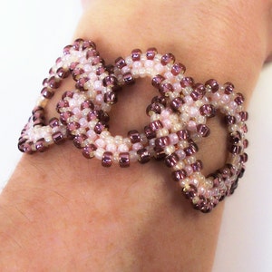Diamond Bracelet Pattern, Beading Tutorial in PDF - Etsy