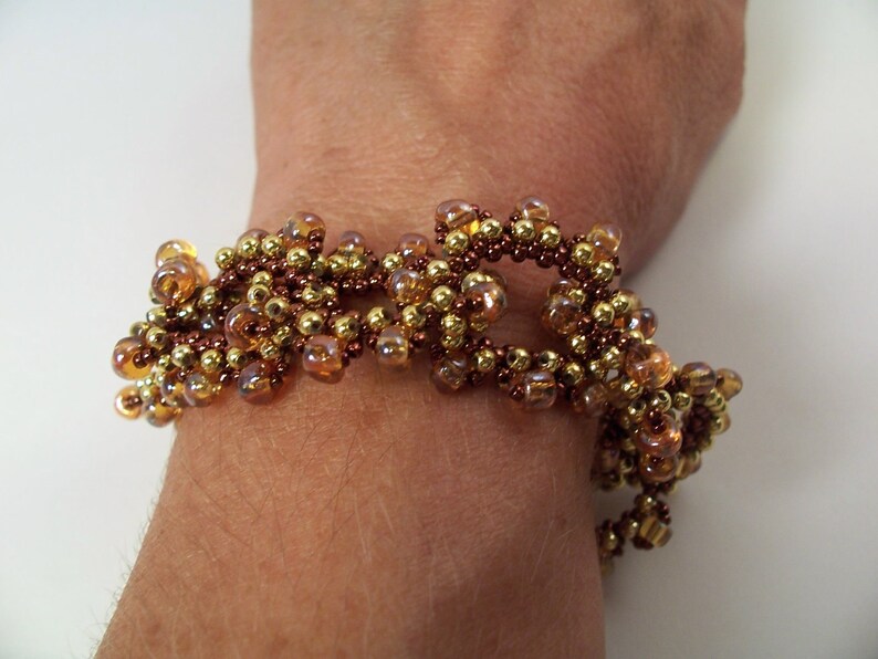 Bangle Bracelet, Beading Tutorial in PDF - Etsy