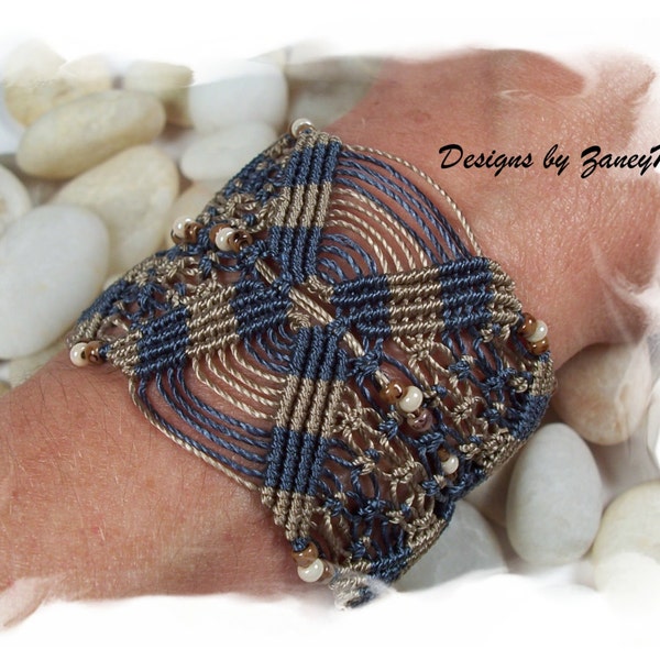 Macrame Bracelet Pattern - Etsy