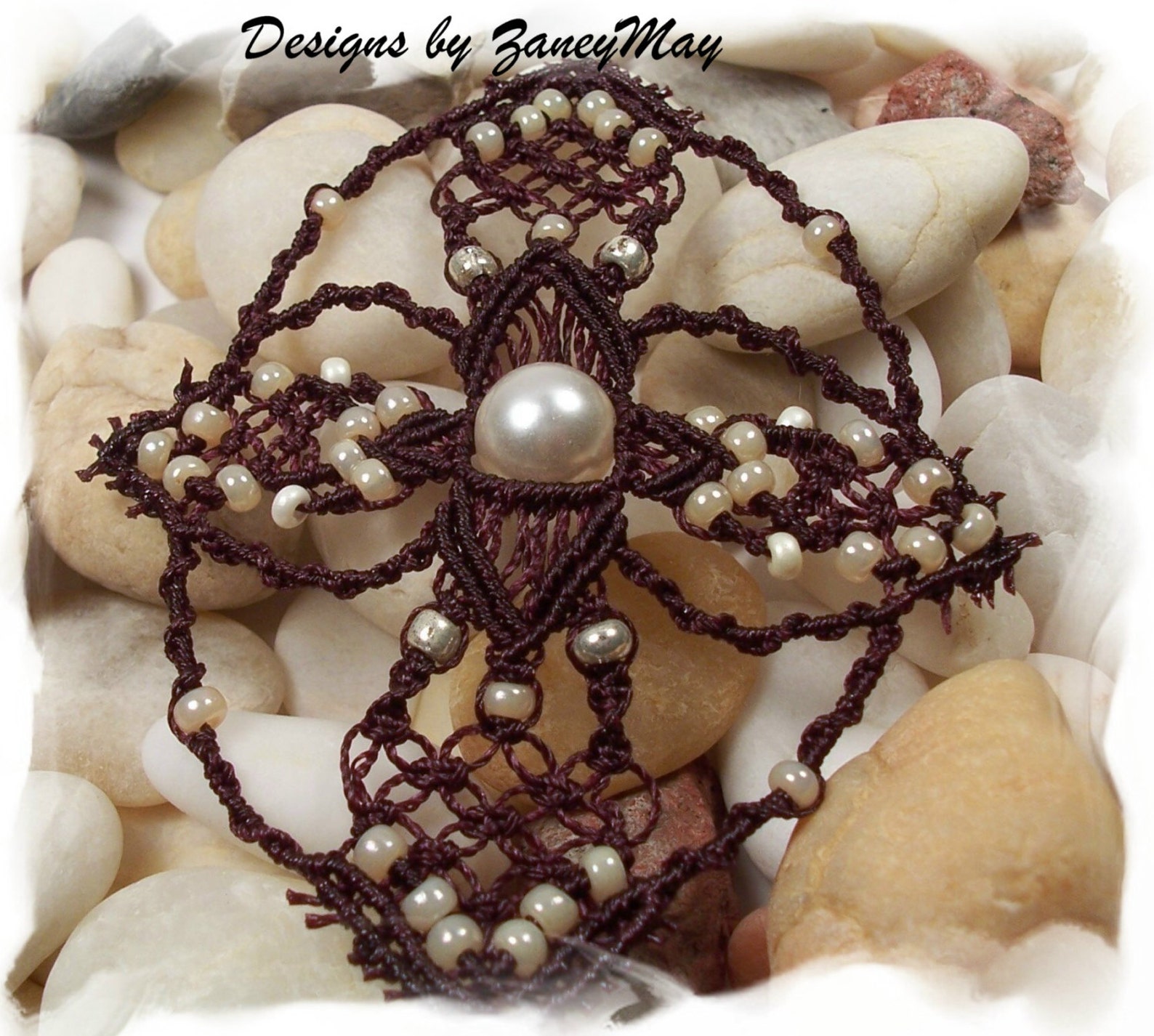 Macrame Cross Pattern in PDF - Etsy