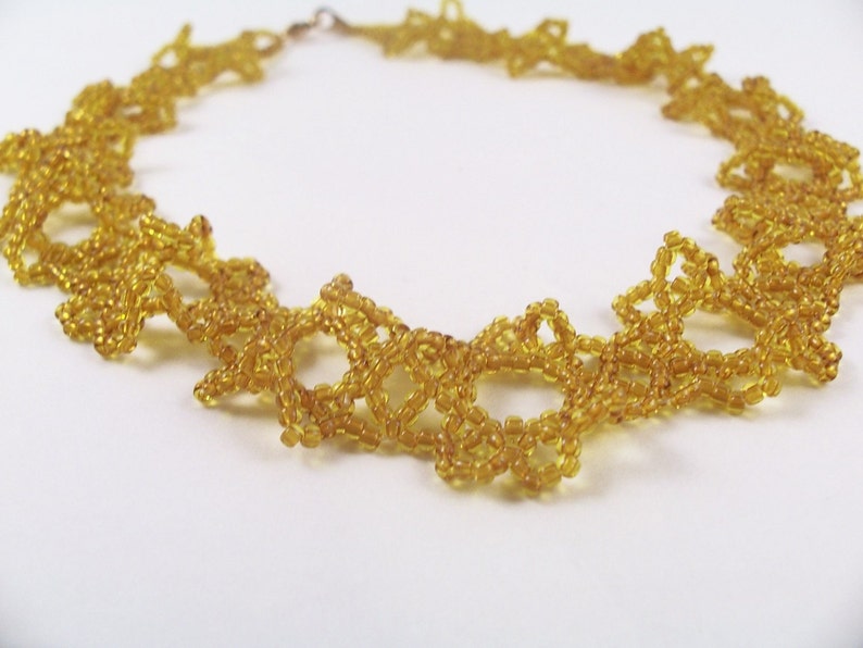 Summer Sun Necklace Pattern Beading Tutorial in PDF - Etsy