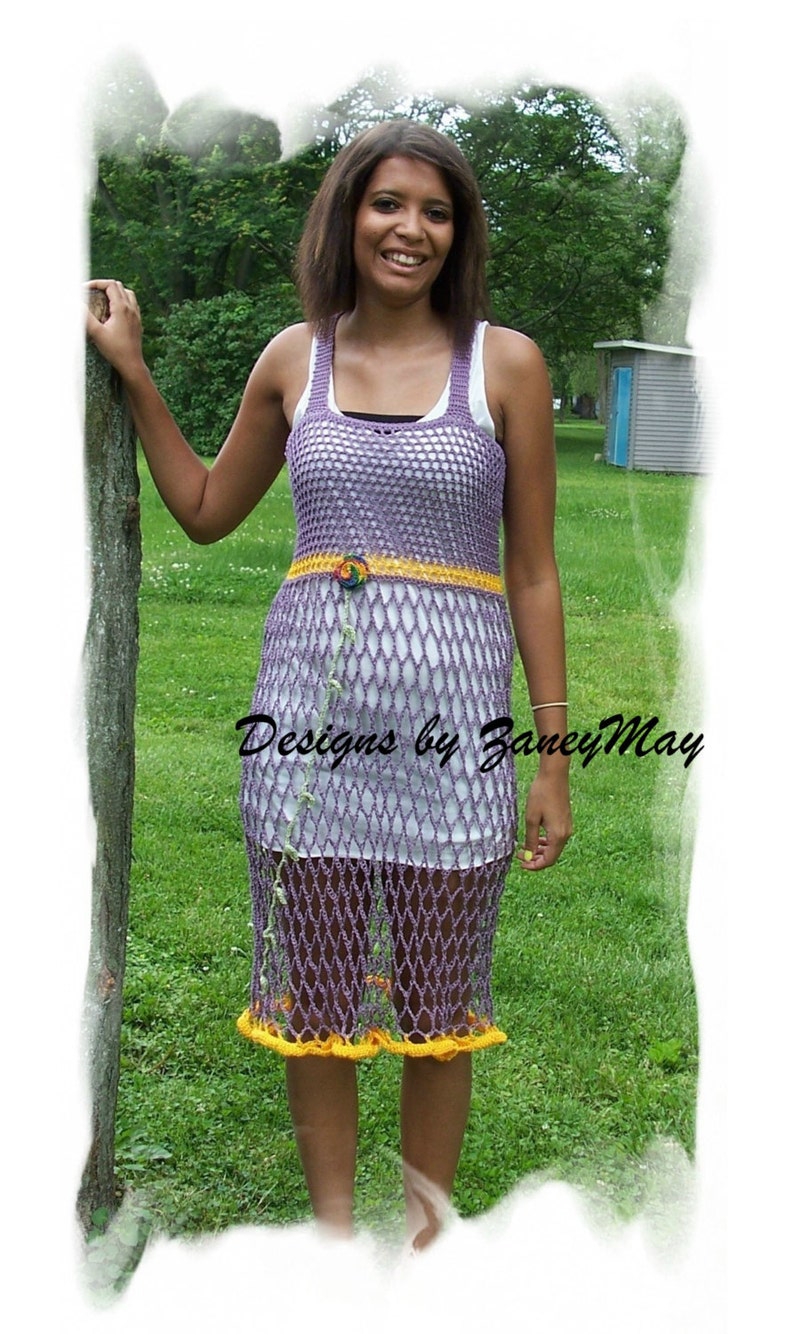 Summer Sun Dress, Crochet Pattern in PDF - Etsy