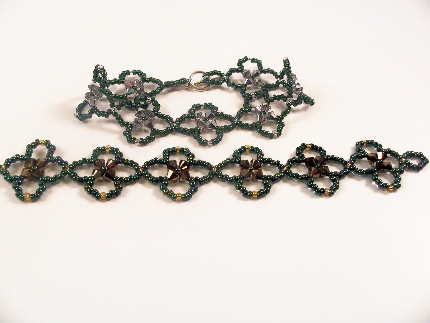 Four Leaf Clover Bracelet Pattern, Beading Tutorial in PDF - Etsy