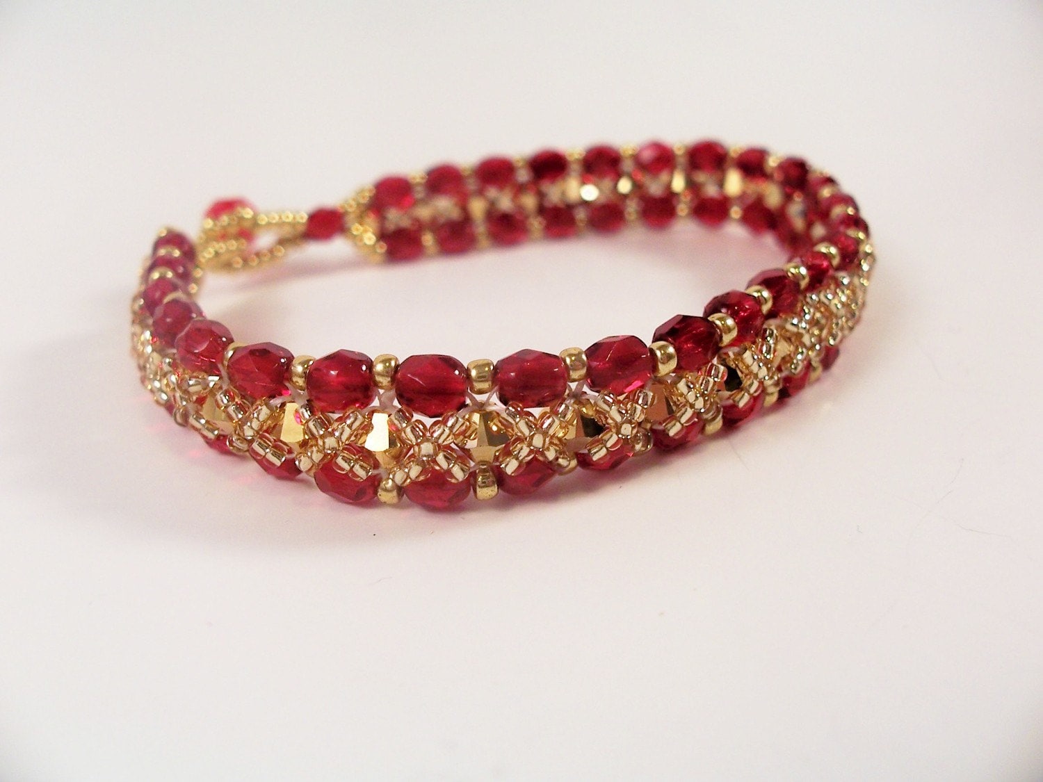 Crystal Bracelet Pattern, Beading Tutorial in PDF - Etsy