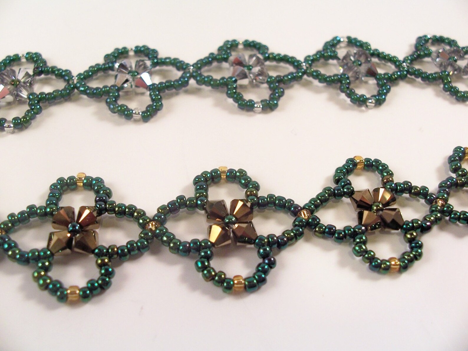 Four Leaf Clover Bracelet Pattern, Beading Tutorial in PDF - Etsy