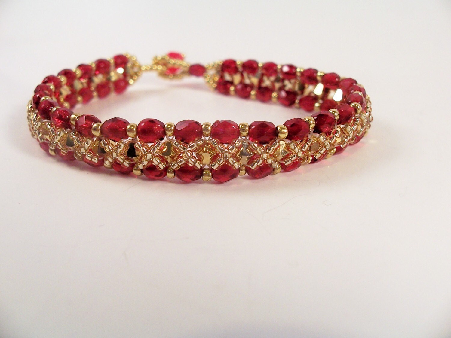 Crystal Bracelet Pattern, Beading Tutorial in PDF - Etsy