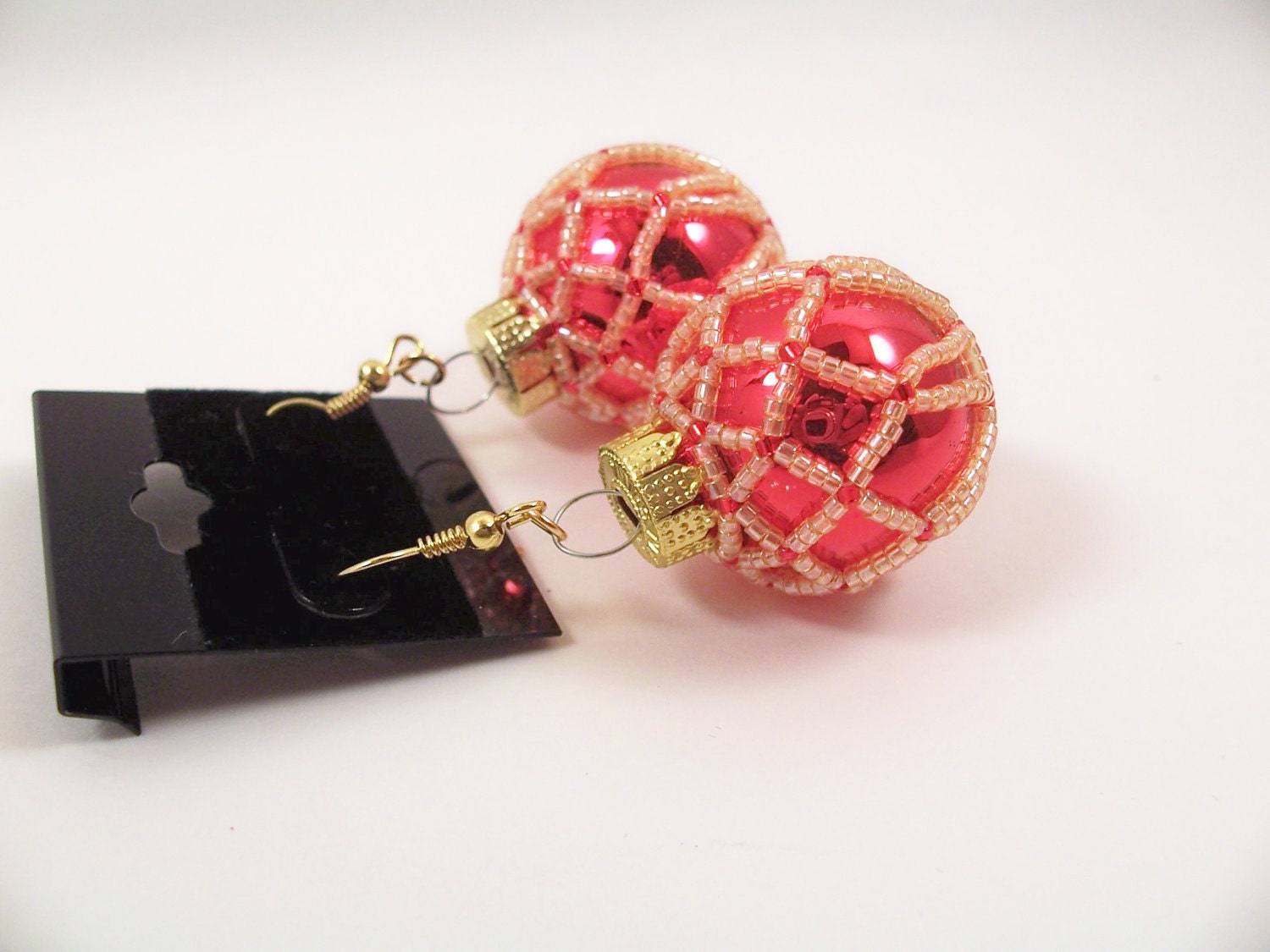 Beaded Christmas Ornament Pattern 4 Net Beading Tutorial in PDF - Etsy