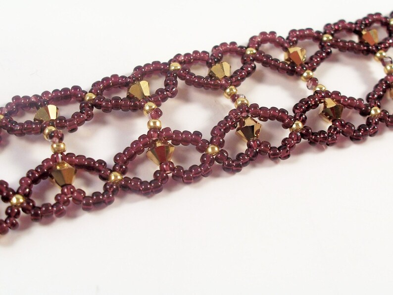 Little Hearts Bracelet Pattern Beading Tutorial in PDF - Etsy