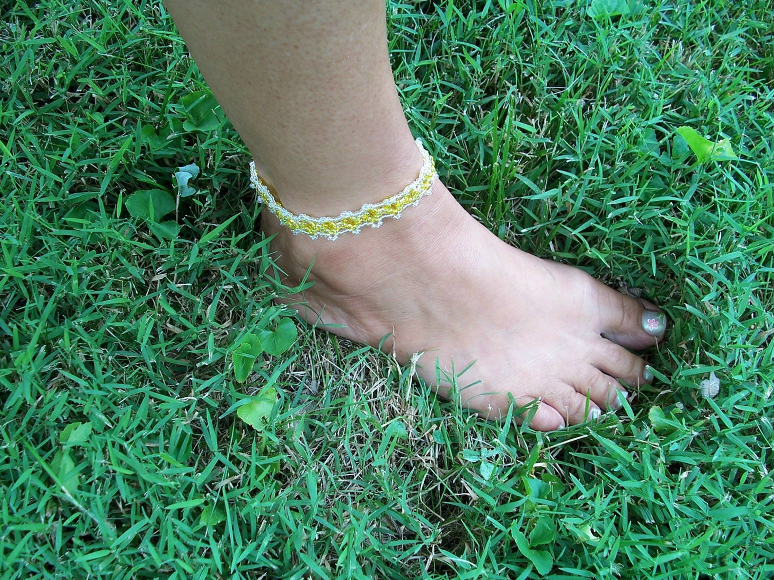 Tiny Diamond Anklet Pattern, Beading Tutorial in PDF - Etsy