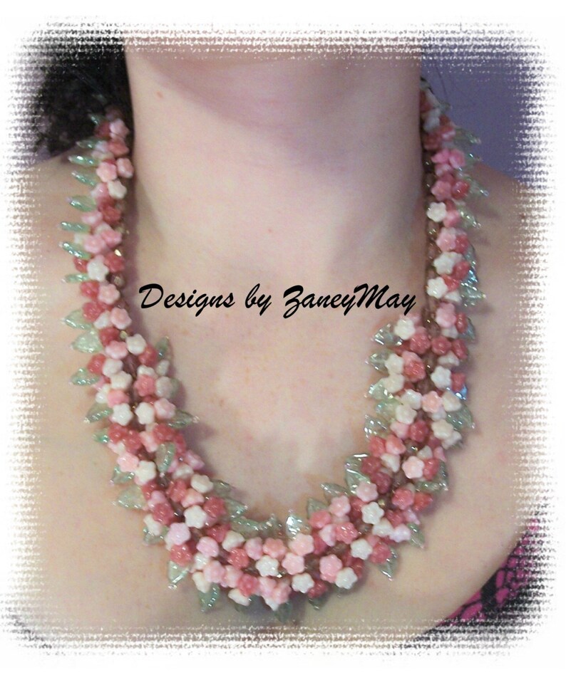 Hawaiian Lei Necklace, Beading Tutorial in PDF - Etsy