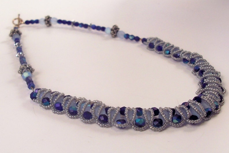 Orbit Necklace Pattern Beading Tutorial in PDF - Etsy