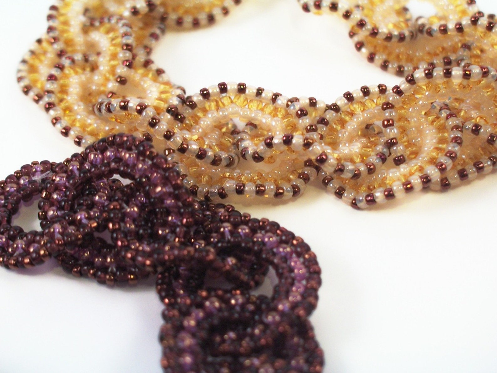 Embracing Circles Bracelet Pattern, Beading Tutorial in PDF - Etsy