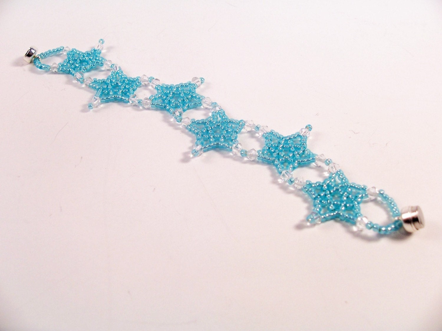 Five Point Stars Bracelet Pattern, Beading Tutorial in PDF - Etsy