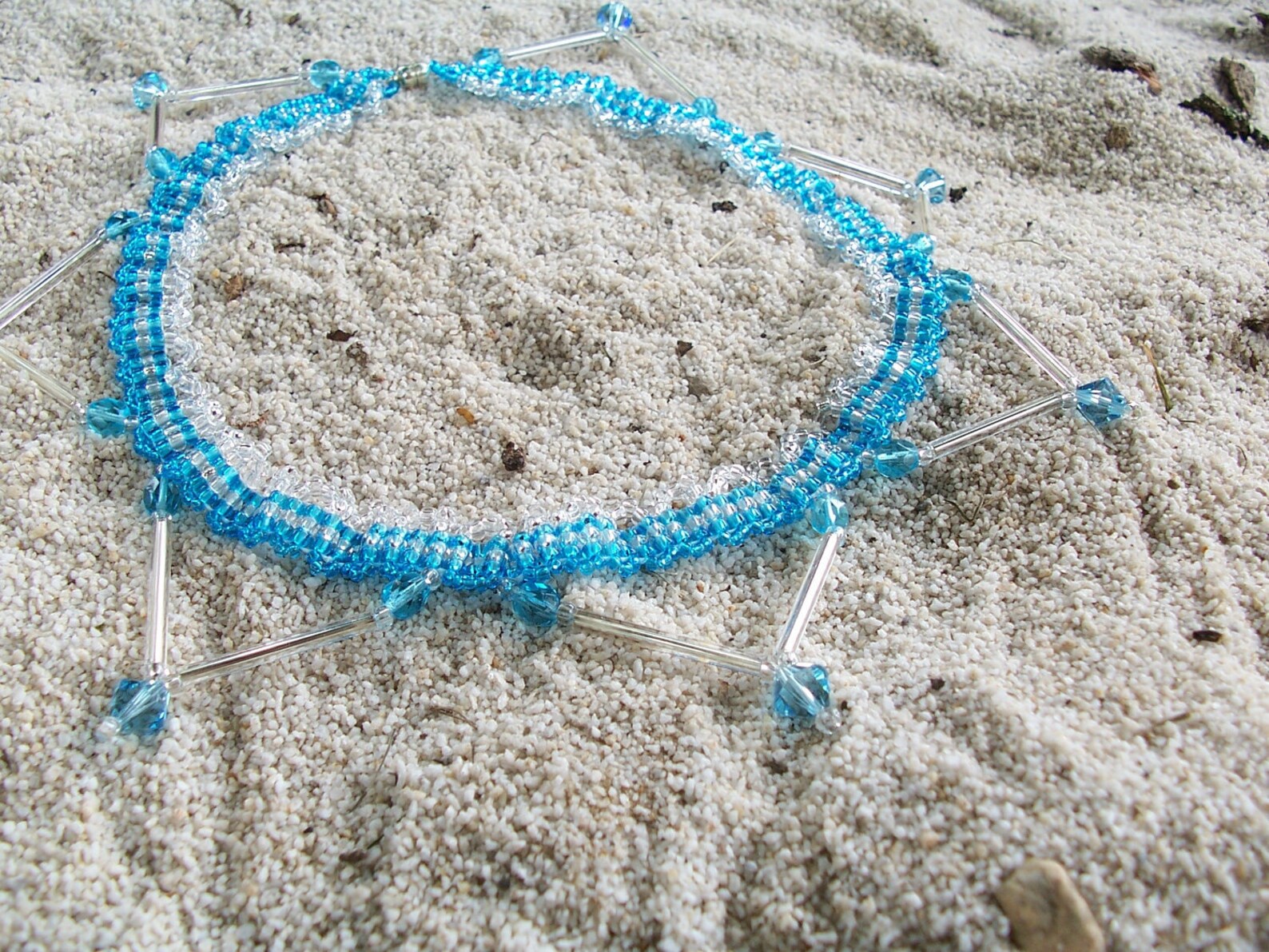 Triangle Dangles Necklace Pattern Beading Tutorial in PDF - Etsy
