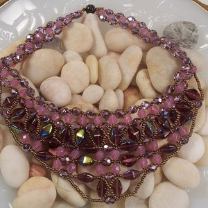 Double Cone Necklace, Beading Tutorial in PDF - Etsy