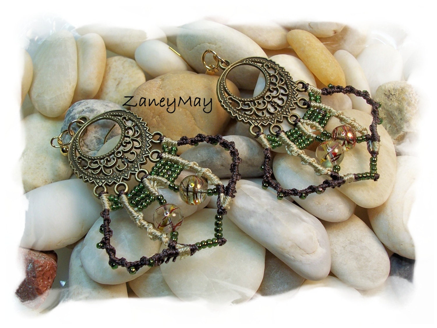 Native Earring Pattern in PDF Micro Macrame Tutorial - Etsy