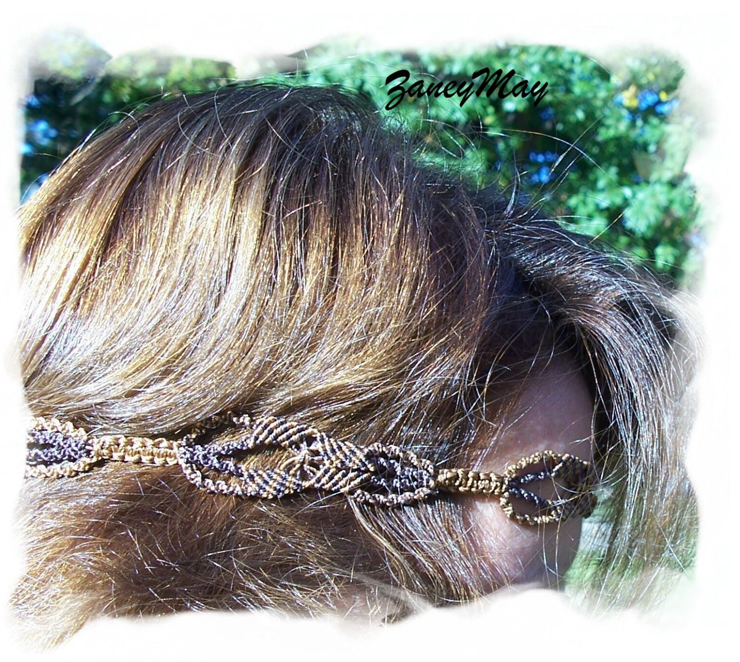 Retro Macrame Head Wrap Pattern in PDF - Etsy UK