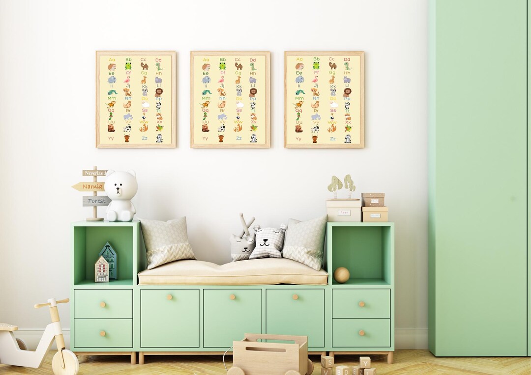 Printable Educational Poster for Kids | Letters Learning Chart | Fun ...