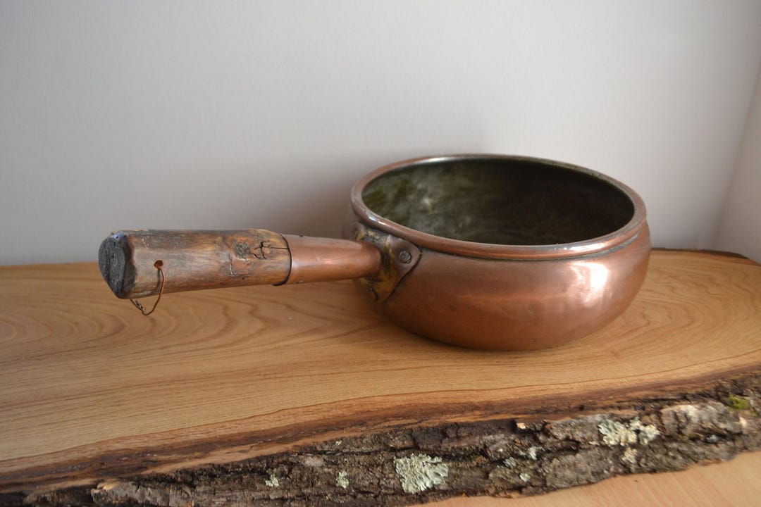 Old Copper Pot, Big Copper Pot, Vintage Copper Pot, Italian Copper Pot ...