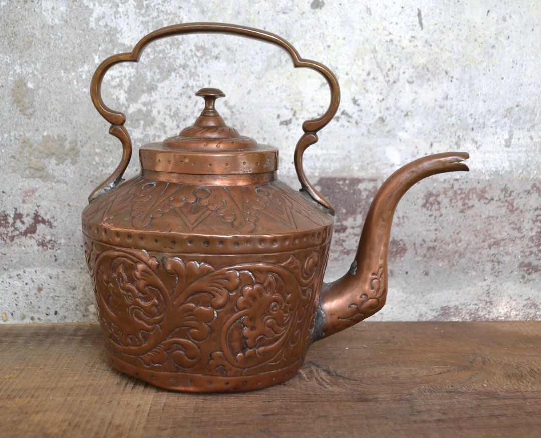 Old Copper Teapot, Old Teapot, Old Italian Copper, Copper Kettle, Tea ...