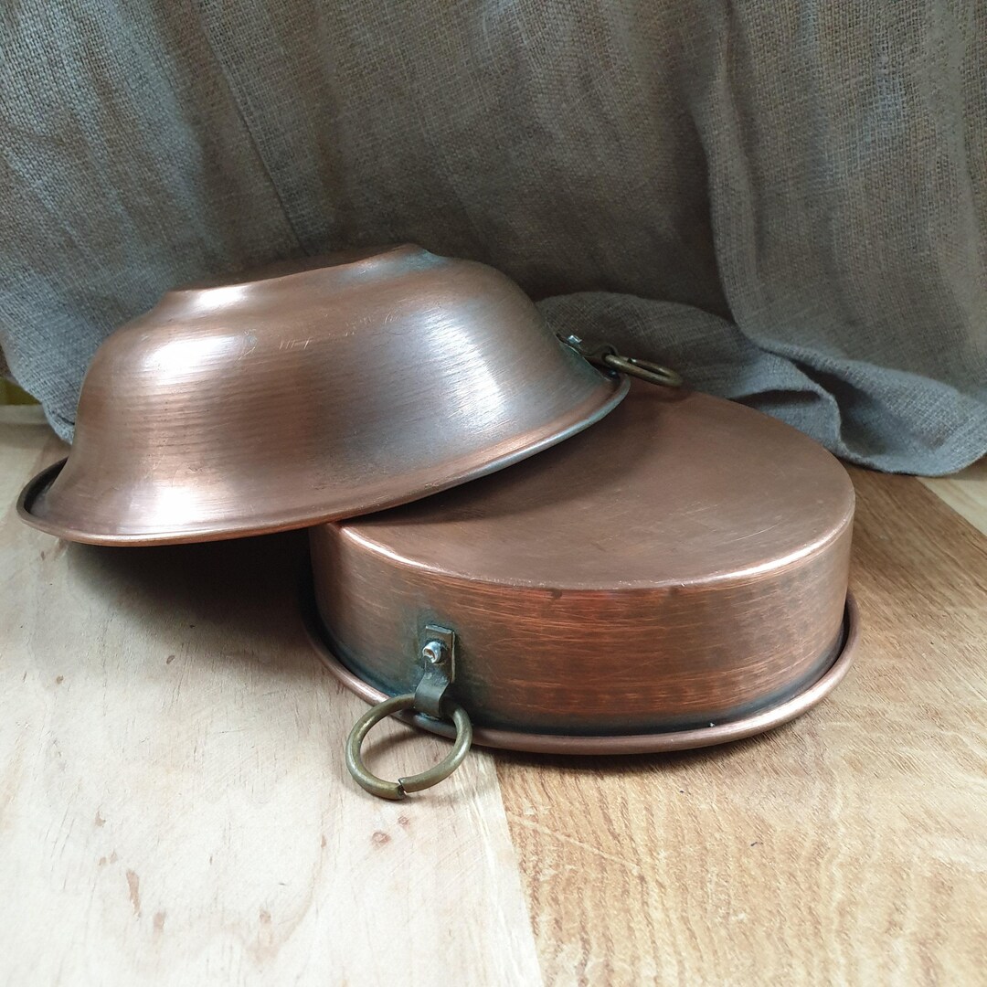 Copper Pudding Molds, Old Copper Molds, Old Copper Bowl, Antique Copper ...